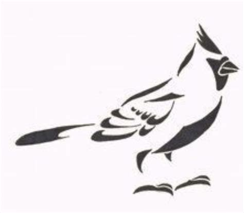 Small Cardinal Tattoo Design
