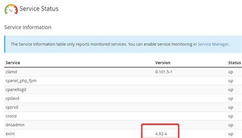 check exim version in whm cpanel information technology blog