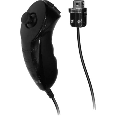 Wavechuck Nunchuck Controller Black For Wii® Wii U® [armor3