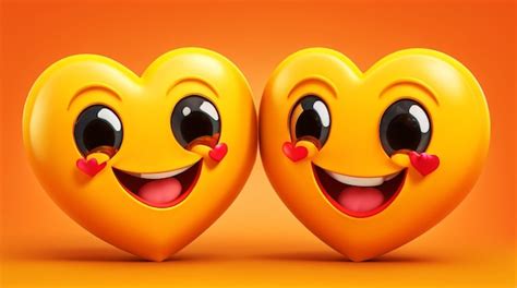 Premium Ai Image Emoji Heart Hands Illustration Sign Clip Art Of A