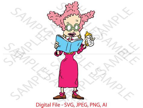 Didi Pickles Rugrats Rugrats Svg Didi Pickles Rugrats Cartoon