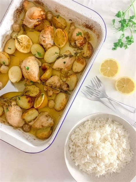 Lemon Chicken Tray Bake Gluten Free Tranquility