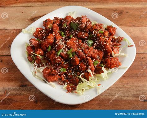 Crispy Paneer Schezwan Royalty Free Stock Image