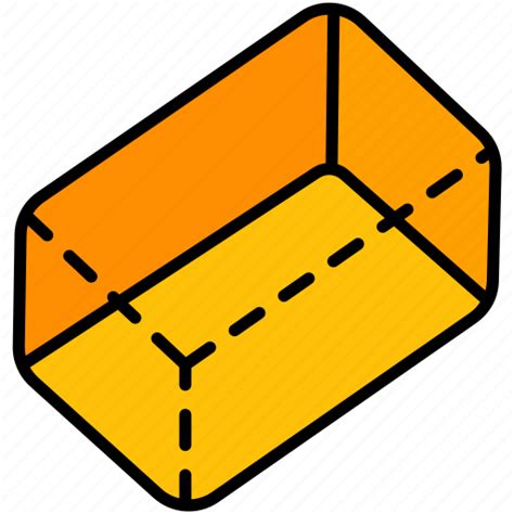 Rectangle Geometric Shape Geometry Object Element 3d Icon