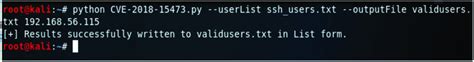 Username Enumeration Command Download Scientific Diagram