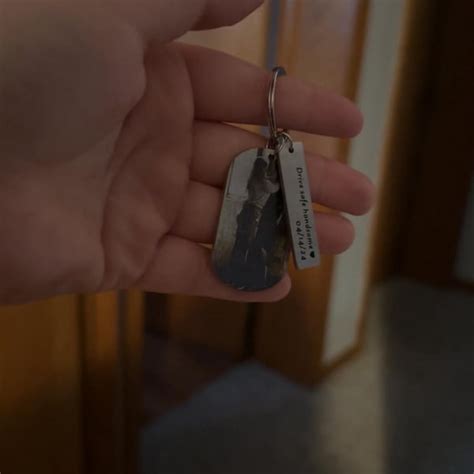 Personalized Qr Code Keychain Custom Code Keychain Engraved Music