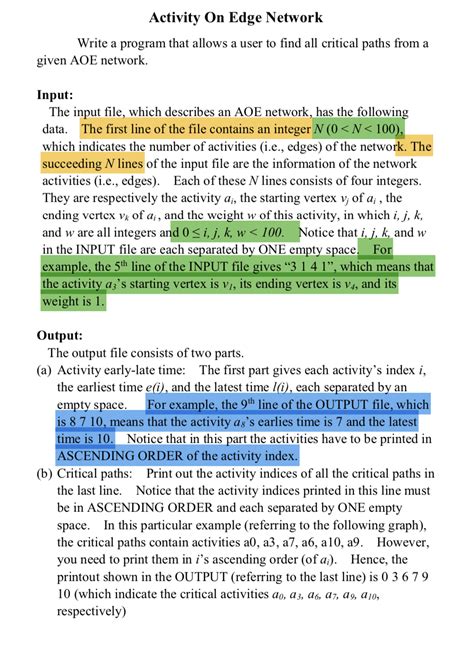 Solved Activity On Edge Network Write A Program That Allows