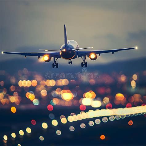 Plane Lights At Night