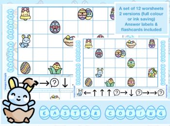 Easter Coding Level By Once Upon Coding TPT