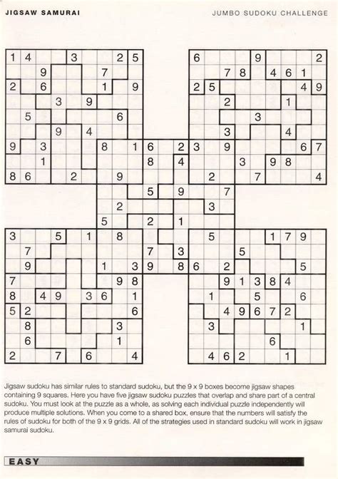 8 Best Samurai Sudoku Images On Pinterest Samurai Crossword And