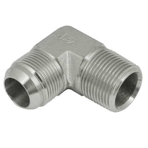 14 Bsp Taper Male X 916 Jic Male 90 Compact Adaptor 08555