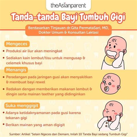 Tanda Tanda Bayi Tumbuh Gigi Tabel Perkembangan Bayi Bayi Kesehatan Bayi