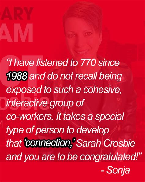 One Year As A Talk Show Host On Connect With Sarah Crosbie Now