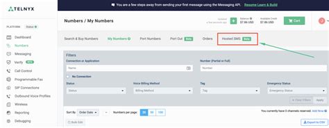 how to guide hosted sms with telnyx