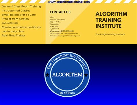 Algorithm Class Hyderabad