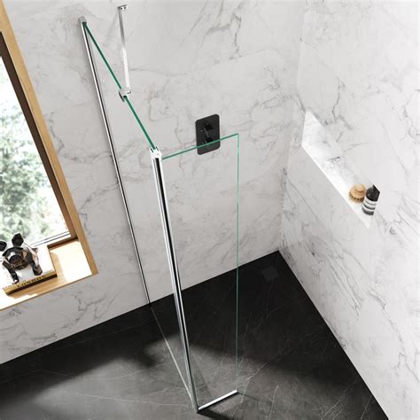 Copenhagen Easy Clean 8mm Wet Room Shower Glass 800mm