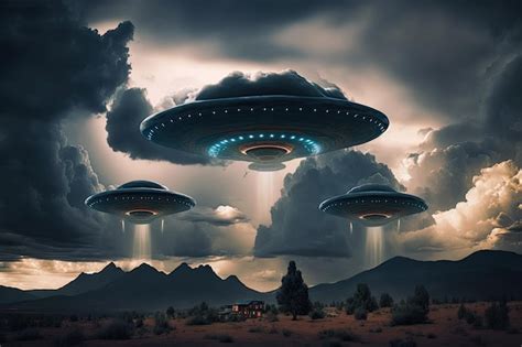 Premium Photo Ufos Are The Most Unusual Objects In The World