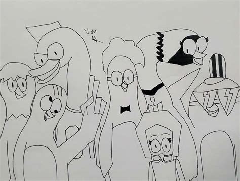 Inktober Fowl By Thevhm108 On Deviantart