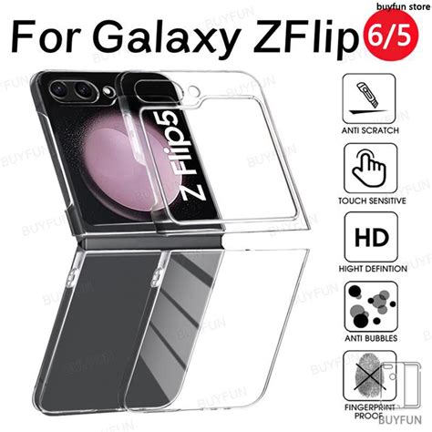 Capa Transparente Para Samsung Galaxy Z Flip Flip ZFlip G PC Ultra Fina Shopee Brasil