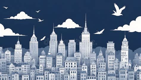 Skyline Clouds Line Stock Illustrations 1 646 Skyline Clouds Line Stock Illustrations Vectors