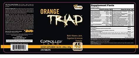 Orange Triad – Multivitamínico diario para hombres y mujeres de ...
