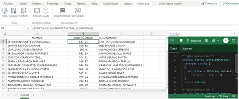 FunciÓn Para Extraer NÚmeros O Letras Con Typescript Excel Signum