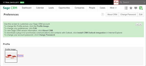 Profile Pictures For Users On Sage Crm Dot Com Sage Crm Tips Tricks And Components