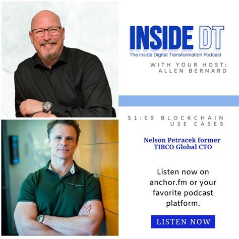 The Inside Digital Transformation Podcast On Linkedin Digitaltech Digitaltechnology Podcast