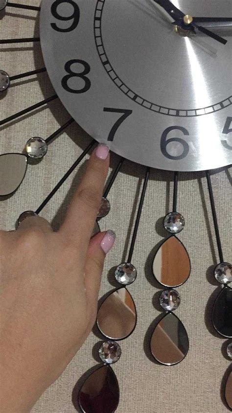 Часы настенные серия Ажур Зеркальные лепестки плавный ход D 59 см циферблат 22 см