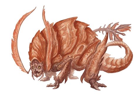 Rust Monster From The Dandd Fifth Edition Monster Manual Art By Brynn