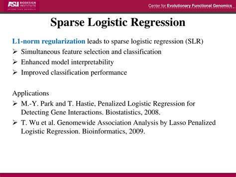 Ppt Large Scale Sparse Logistic Regression Powerpoint Presentation Free Download Id 3812752