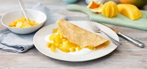 Schnell Einfach Pfannkuchen Mit Mango Joghurt LIDL Kochen