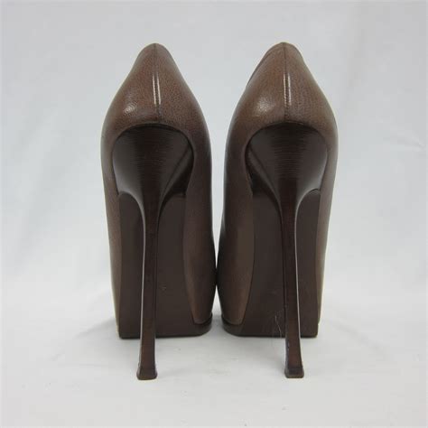 Ysl Tribute Tribtoo Platform Pumps Gem