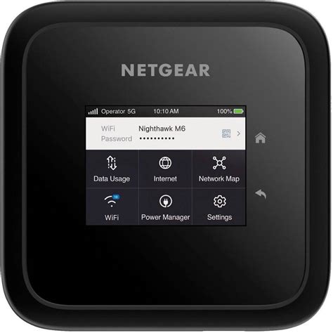 Netgear Nighthawk M6 5G WiFi 6 Mobile Hotspot Router 2 4 Color LCD Touch Display Speed Up To
