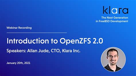 Klara Inc Introduction To Openzfs 20 Youtube