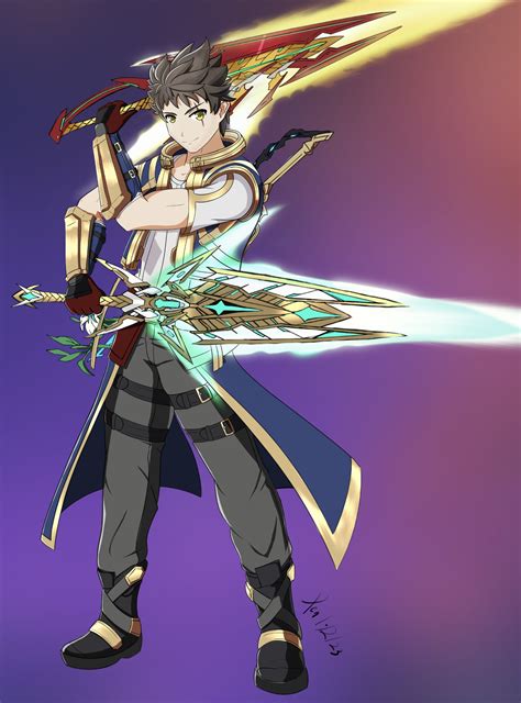 Rex Xenoblade Chronicles And 1 More Drawn By Xen Danbooru