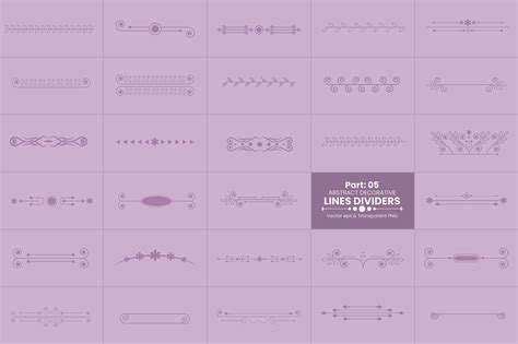 Photoshop Action Floral Elements Dividers Collection