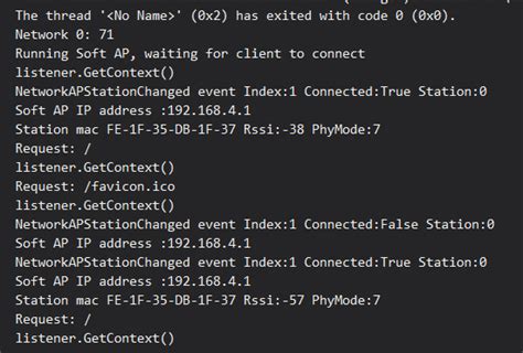 Wifi Access Point Mode Httplistener Hangs Issue Nanoframework Home Github