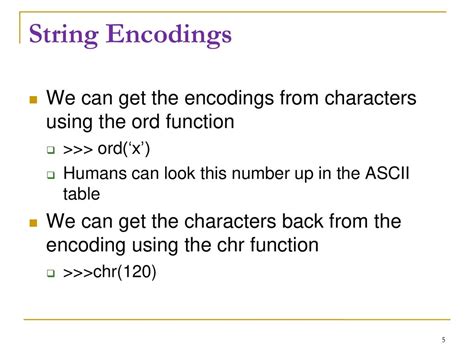 string encodings and penny math ppt download