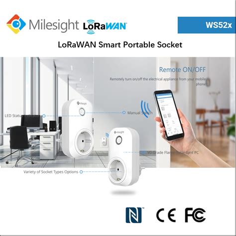 Ws51x Lorawan Wall Socket Mccoy Holdings Pte Ltd