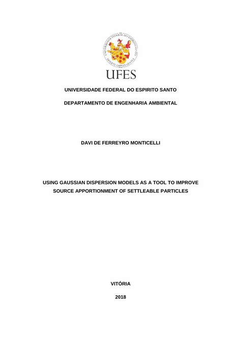 pdf using gaussian dispersion models as a tool to improve source