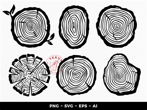 Tree Rings Svg Tree Ring Cut File For Cricut Tree Cutting Svg