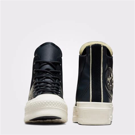 Converse Chuck Plus Mixed Material Unisex Siyah Sneaker Intersportta