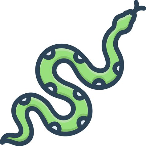 Vector Color Icon For Snake Vector Art At Vecteezy