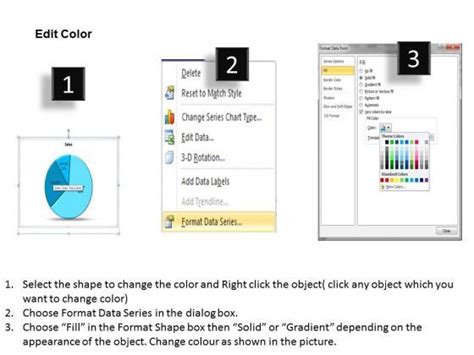 data analysis excel driven pie chart for sales process powerpoint