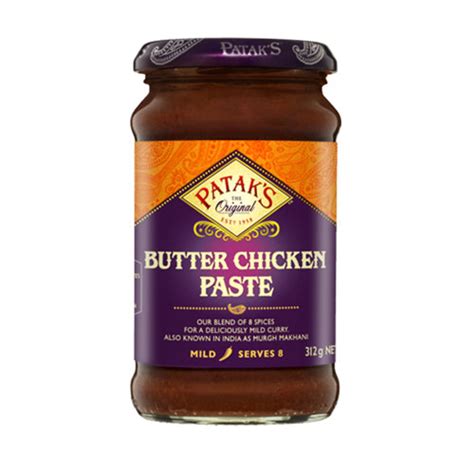 Pataks Butter Chicken Spice Paste Kohinoor Foods