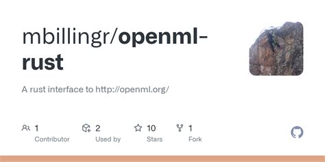 GitHub Mbillingr Openml Rust A Rust Interface To Openml Org