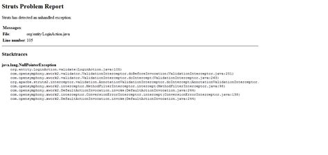 Java Session In Struts2 Application Not Working Stack Overflow