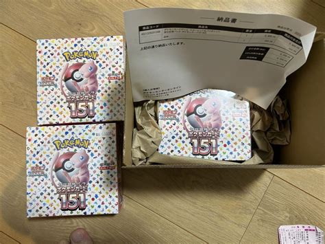★ポケモンカード151box シュリンク付 3box By メルカリ