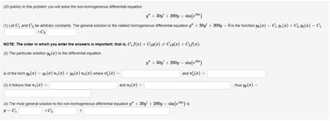 Solved 25 Points In This Problem You Will Solve The Chegg Com